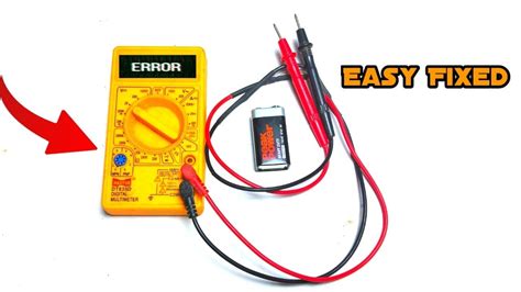 Digital Multimeter Wrong Value And Reading Fault Problem Repair Youtube