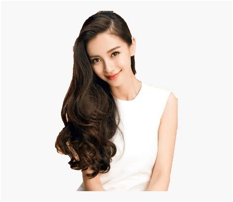 Angelababy Long Hair Hd Png Download Transparent Png Image Pngitem