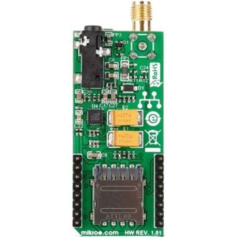 mikroelektronika mikroe 2226 radio frequency development kit quectel