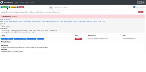 Prometheus笔记 告警规则配置 Jruing 博客园