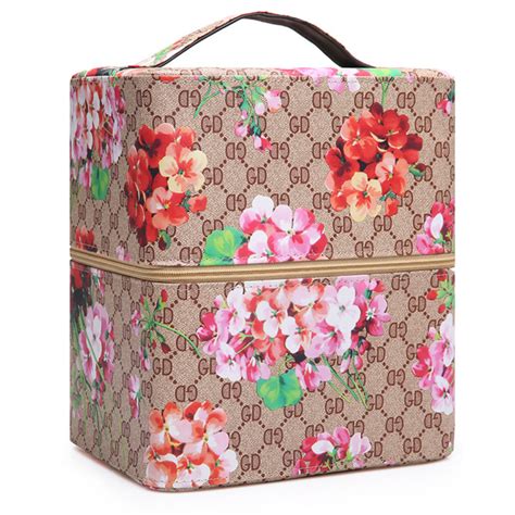 Раздвижной Бокс для косметики с цветочным орнаментом стиль Gucci по ...