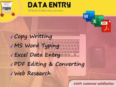 Accurate Efficient Data Entry Specialist Typing Excel Copy Paste PDF Upwork