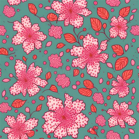 Floral Pattern Generative Ai Illustration Stock Illustration Illustration Of Botanical