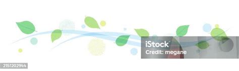 신선한 녹색 잎과 물결 모양의 선 벡터 일러스트 레이 션과 배경 0명에 대한 스톡 벡터 아트 및 기타 이미지 0명 곡선 굽은 Istock