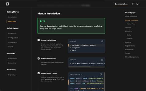 Kitdocs Docs Integration For Sveltekit Vitepress Alternative For