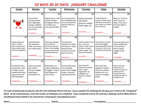 20 ways in 20 days challenge january 2016 20 ways in 20 days