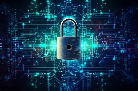 Premium Photo Safeguarding Data With Powerful Encryption Empowering Cyber Security In A