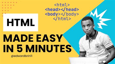 Html Tutorial For Beginners Build Your First Webpage Code With Edward W3schools Youtube