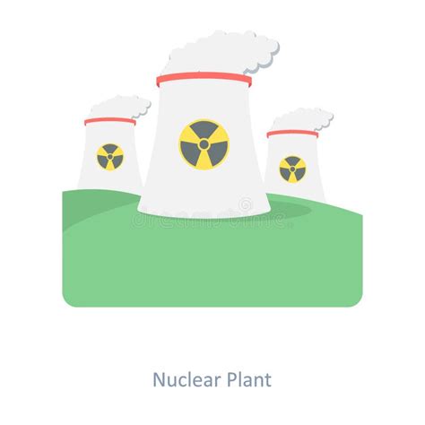 Nuclear Plant Stock Vector Illustration Of Ecology 264951708