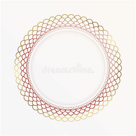 Classic Ornamental Lace Frame Background With Image Or Text Space Stock Vector Illustration Of