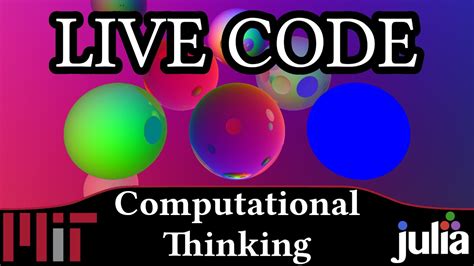 raytracing in 3d livecoding week 9 mit 18 s191 fall 2020 james