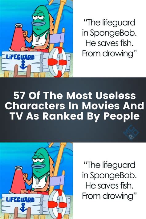 57 of the most useless characters in movies and tv as ranked by people artofit