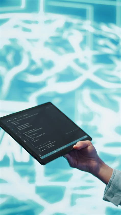 Vertical Engineer Uses Tablet And Ai Deep Neural Networks Modeled After