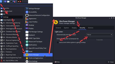 how do i disable the screensaver lock in kali linux super user