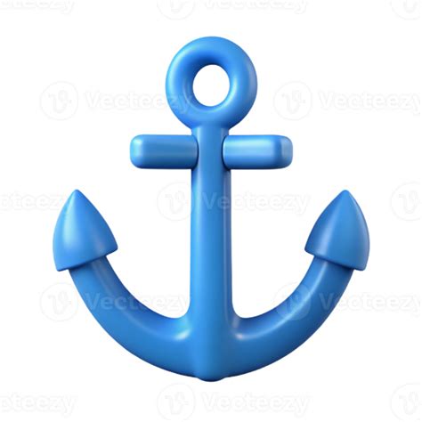 Splendid Bold Modern Symmetrical Anchor With Clean Lines Flat Color Sharp Edges With Scalable