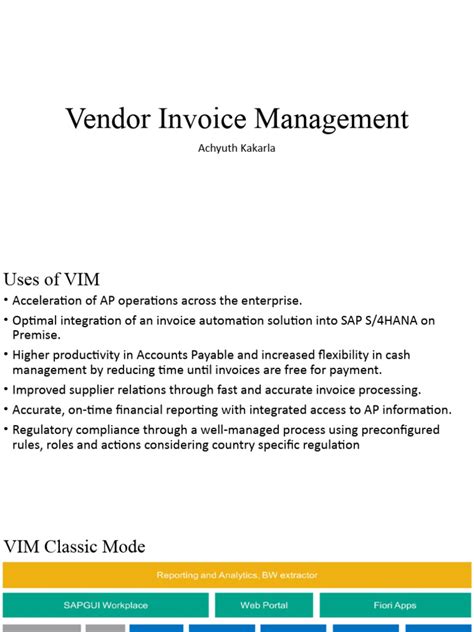 Vim Working Note Pdf Accounts Payable Information Science