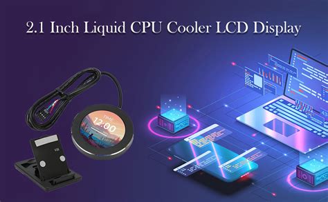 Liquid Cpu Cooler Lcd Display Aio Rgb Cpu Liquid Cooler Screen Tdp