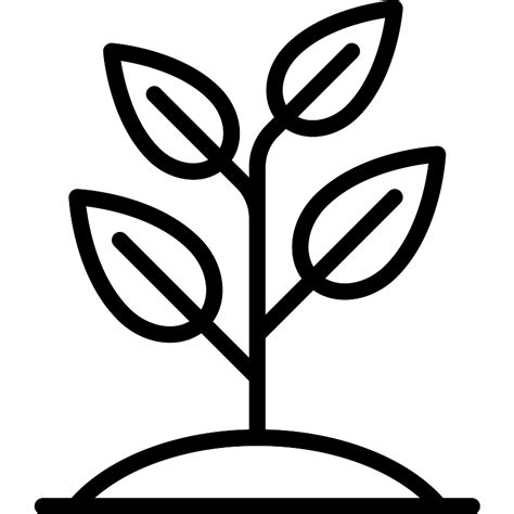 Sprout Tree Vector SVG Icon SVG Repo