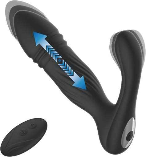 Zrcohu Prostate Massager Thrusting Vibrator With 10 Vibration Modes 10 Thrusting