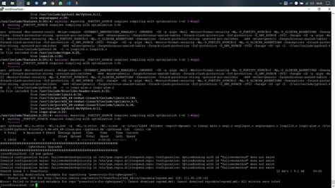 Errors During Downloading Metadata For Repository Powertools For Cyberpanel General