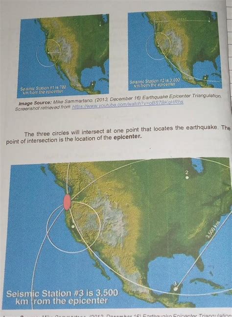 What Is Triangulation Method Of Finding The Epicenter An Earthquake Brainly The Earth Images