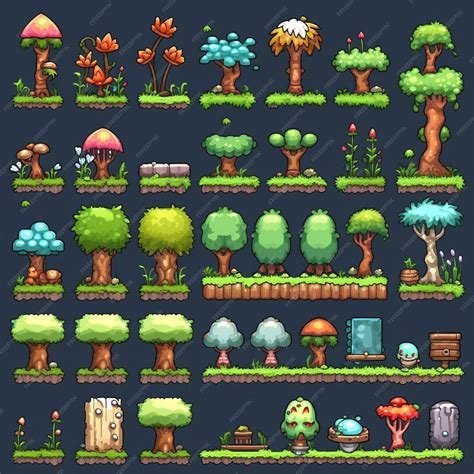 2d Game Sprite Sheet Sprites Premium Ai Generated Image