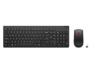 Lenovo Essential Wireless Combo Keyboard Mouse Gen Black Qwerty Us With Euro Symbol