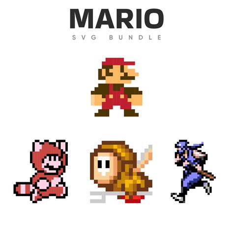 Mario 8 Bit Sprite Sheet