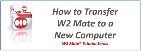 How To Transfer W Mate To A New Computer W Mate