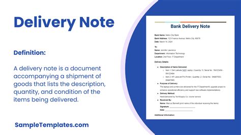 Dispatch Note Template