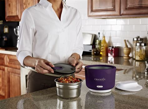 Crock Pot Sccplc240 Pr Shp Lunch Crock Food Warmer 24 Ounce Purple New Free