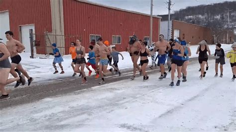 83 Year Old Woman Among Participants In Annual Nearly Naked Run In