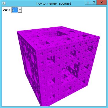 C Helper Use A Dictionary To Draw A D Menger Sponge Fractal More