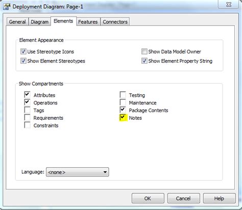 Enterprise Architect Diagrams Elements Visibility Stack Overflow