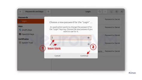 How To Disable Unlock Login Keyring In Linux Mint