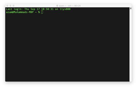 Bash Macbook Pro Zsh Terminal Prompt Stack Overflow