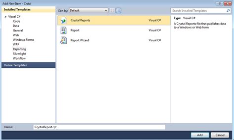 C And Net Interview Question Have You Used Crystal Report In Your Project I