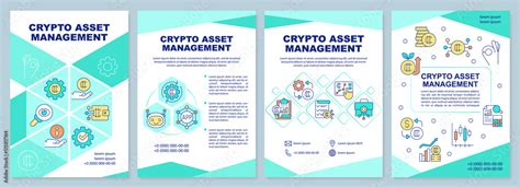 Tokenized Assets Management Mint Brochure Template Crypto Leaflet