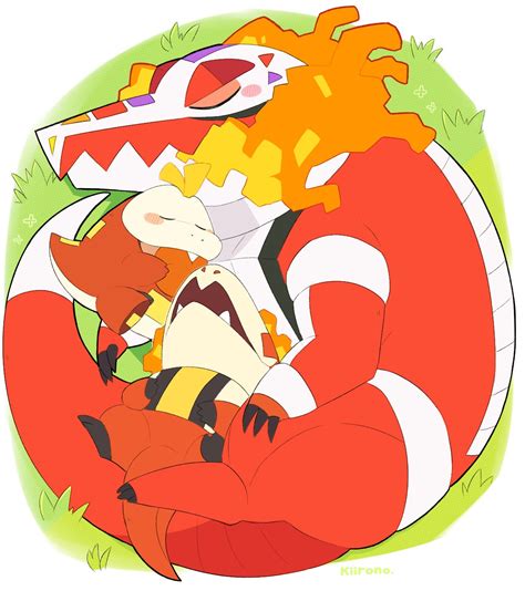 Fuecoco Skeledirge And Crocalor Pokemon Drawn By Kiirono Danbooru