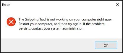 Snipping Tool Is Not Working Let S Fix It Recommend Central