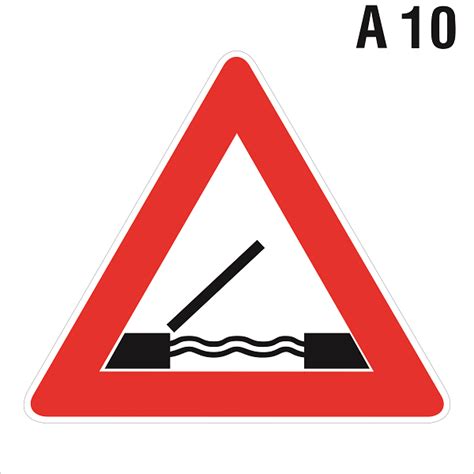 Пътен знак А 10Подвижен мост Пътна сигнализация Пътни знаци Производство Доставка и Монтаж