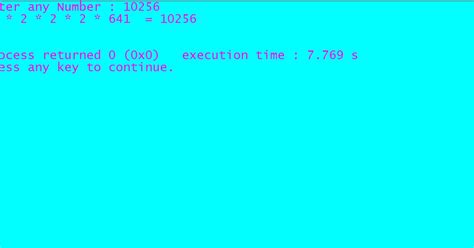 C Program To Find Prime Factors Of Any Number Without Using Single Loop Based On Recursion