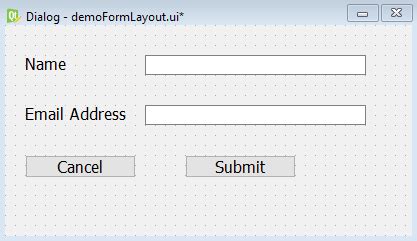 How To Create Grid And Form Layouts In Qt Python
