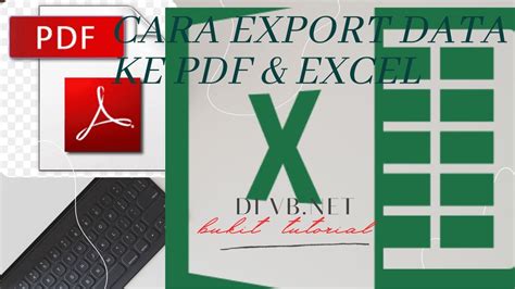 Cara Export Data Dari Datagridview Ke Excel Di Vbnet Youtube