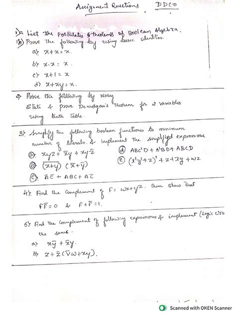 Ddco Assignment Questions Pdf