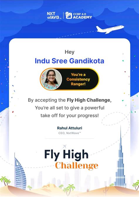 Indu Sree Gandikota On Linkedin Ccbp Nxtwave Rahulattuluri