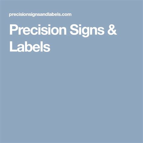 Precision Signs Labels Plant Labels Plant Signs Labels