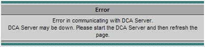 Solved Ciscoworks LMS DCA Server Is Not Responding Cisco Community