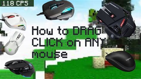 Tutorial How To Drag Click On Any Mouse Evidence YouTube