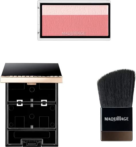 Amazon 【セット買い】マキアージュ ドラマティックチークカラー パウダー Rd322 アップルマカロン ハイライト パウダー